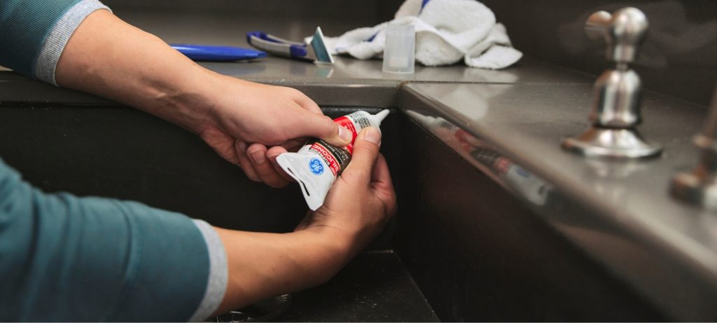 How to seal a bathroom sink for a watertight finish- GE Sealants